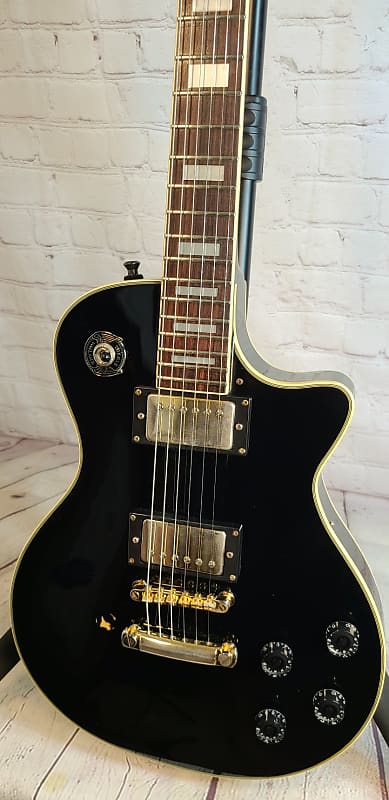 Samick Artist Series LC 650 Singlecut LP Copy Tuxedo Black | Reverb