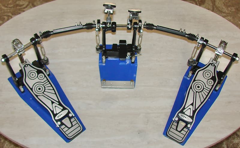 Offset Double Bass Drum Pedal The Original Blue | Reverb Australia