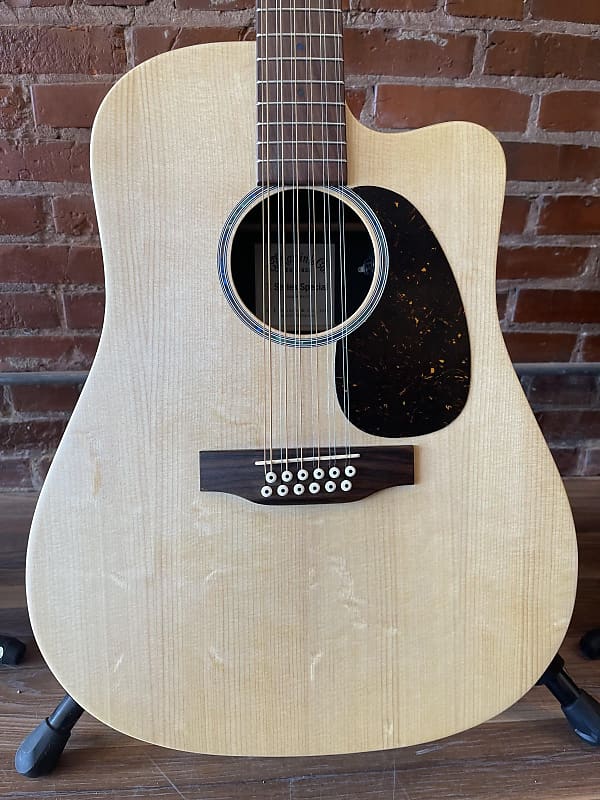 Martin DC-X2E 12 String Sitka/Brazilian HPL with Soft Case | Reverb