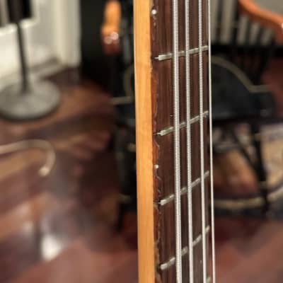 Vintage Mosrite Celebrity Short Scale Bass 1960's - Cherry | Reverb