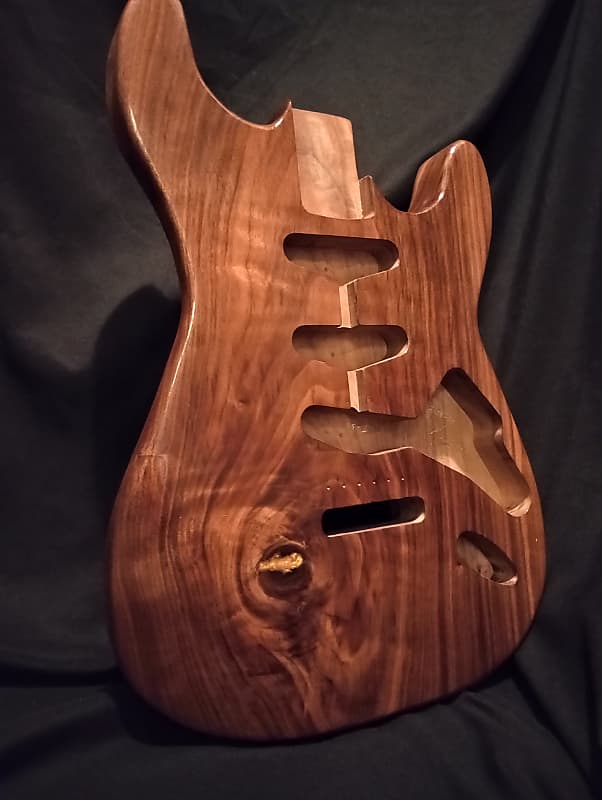 Custom S-Style Strat Stratocaster body Walnut | Reverb