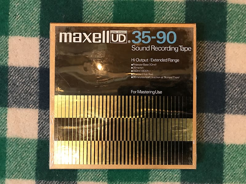 Maxell 35-90 Ultra Dynamic Sound Recording Tape - SEALED 1/4” | Reverb