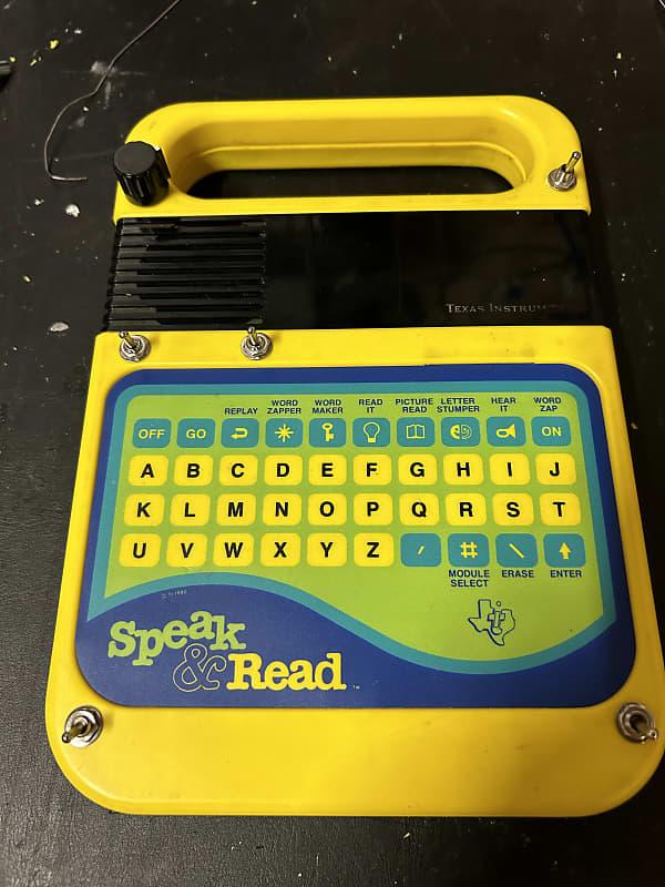 Texas Instruments Speak and Read modded 80’s - Hunk’s Yellow | Reverb