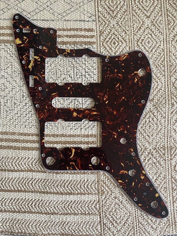 Fender Jazzmaster Pickguard with Middle Pickup Route Strat | Reverb