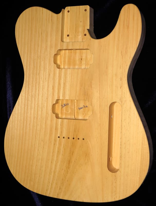 Aged Pine Telecaster Tele Body HH 3lbs7oz #3200 | Reverb