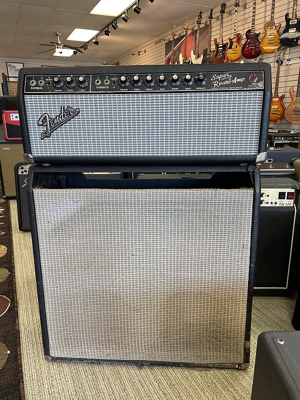 Fender Super Reverb in Head Cabinet 1965 (Muscle Shoals, AL) | Reverb