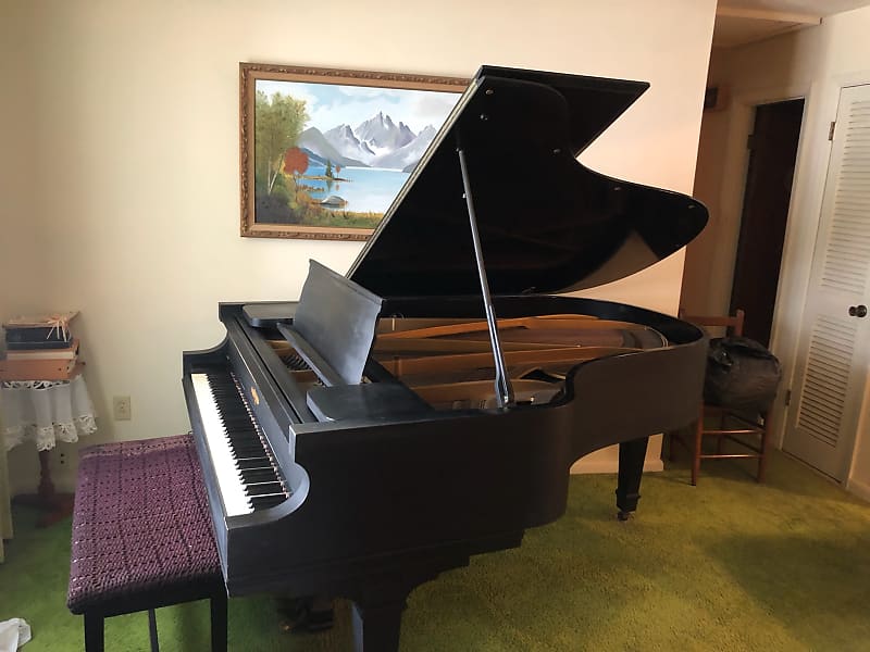Beautiful Chickering Baby Grand1930ish - Black Ebony | Reverb