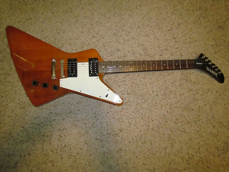 1997 Hamer Standard Natural * Korea * Explorer Style * | Reverb