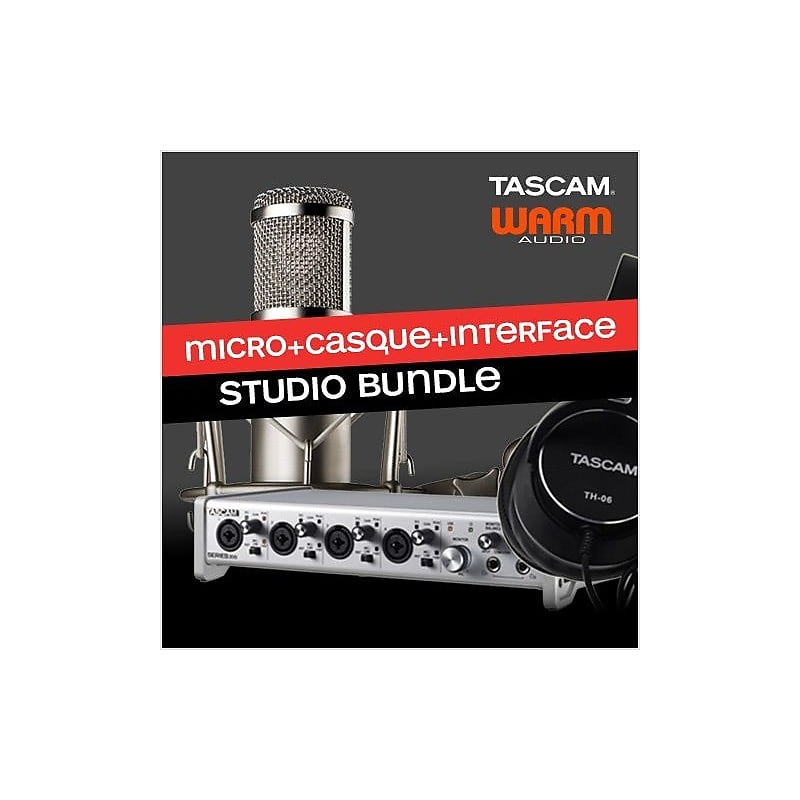 INTERFACE + MICRO + CASQUE PRESONUS WARM AUDIO TASCAM | Reverb