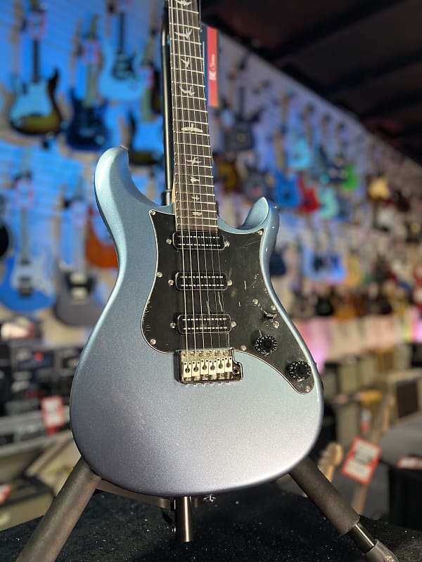 PRS SE NF 3 Electric Guitar - Ice Blue Metallic with Rosewood | Reverb