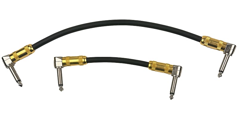 Lava Cable 12" and 6" Clear Connect II Pair R/A to R/A 2018 | Reverb