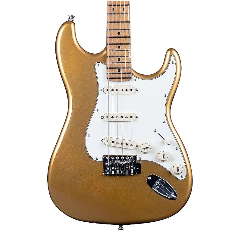 Jet JS-300 Electric Guitar SSS - Gold Flake | Reverb