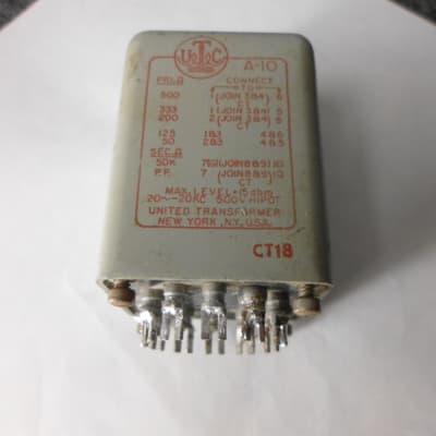 UTC A-10 Preamp Limiter Transformer 1950's | Reverb