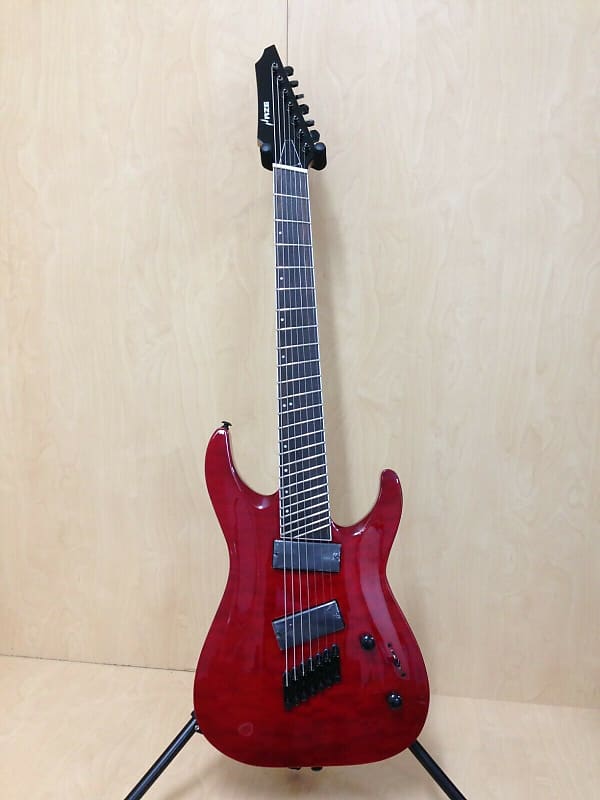 Haze 7Q TRD Fanned Frets 7-String Electric Guitar - Tiger | Reverb