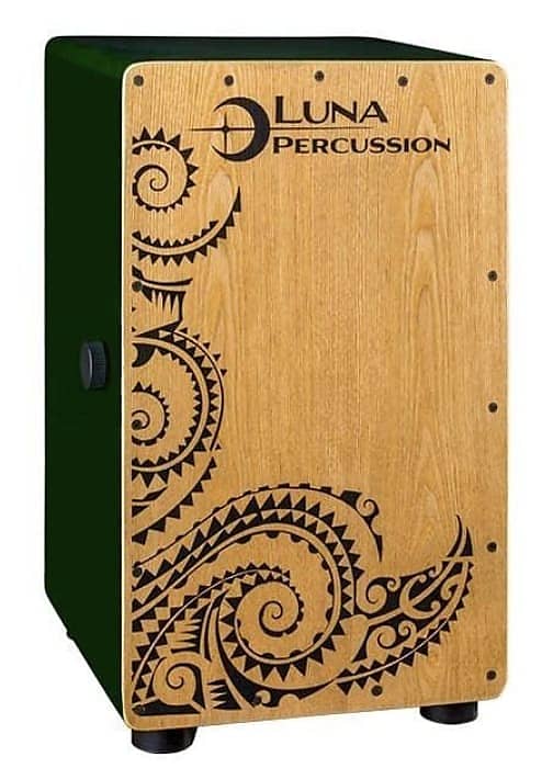 Luna LPC Green Cajon with Bag | Reverb