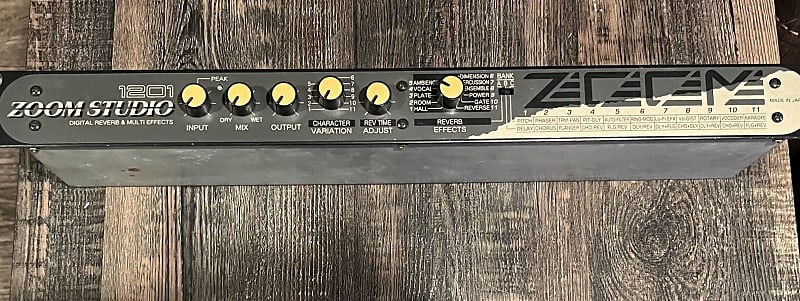 *Vintage 1980's* Zoom Studio 1201 - Digital Reverb and Multi | Reverb