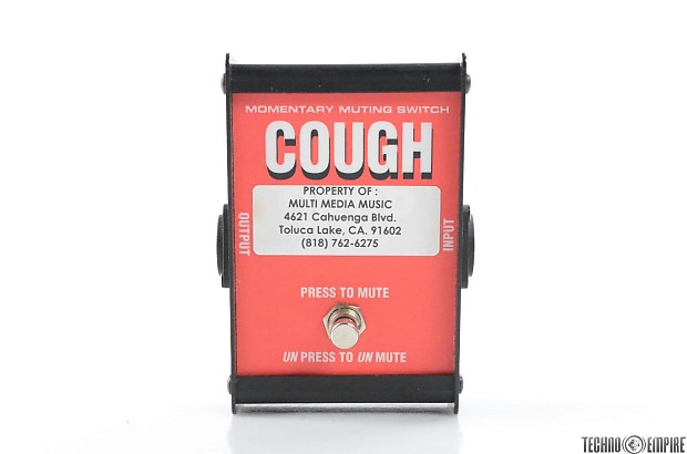 Pro Co Cough Drop Momentary Mic Mute Switch Pedal Microphone | Reverb