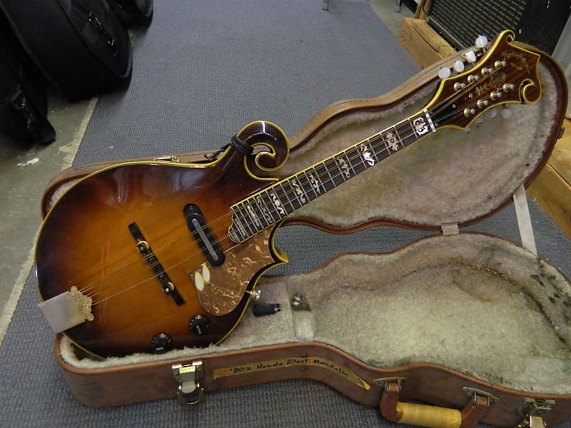 Hondo HM5E Solid Body Mandolin c.1980 Vintage Sunburst | Reverb