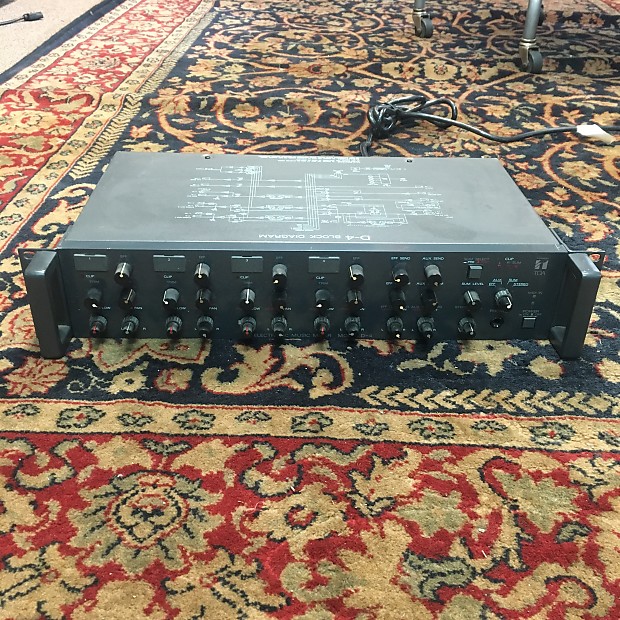 TOA D-4 Four Channel Electronic Music Mixer Preamp | Reverb