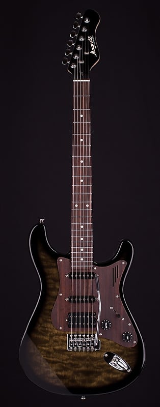 Magneto Sonnet Modern US-2300 See Thru Black Quilt w/Gigbag | Reverb