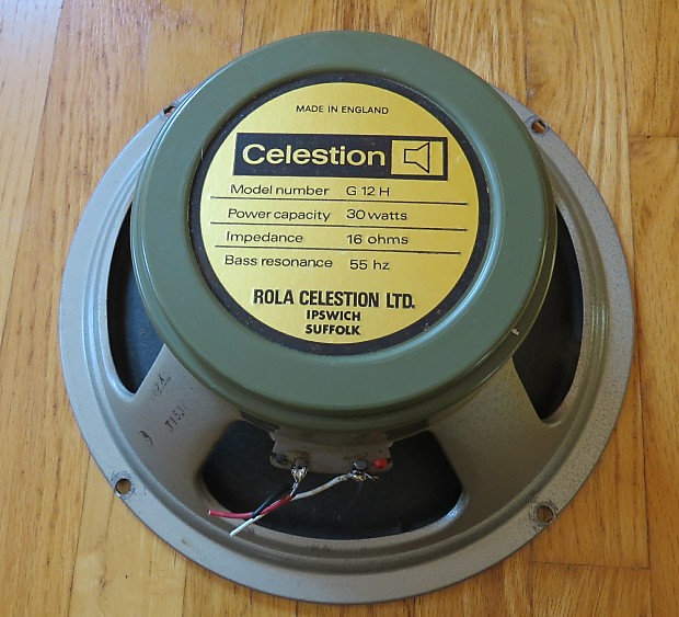 Vintage Celestion Greenback 30w/16 ohm | Reverb