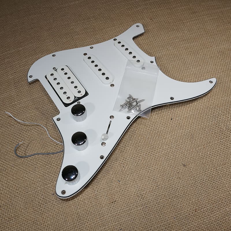 Pickguard Loaded White, Genuine 2022 Kramer Focus 211S #DJ05 | Reverb