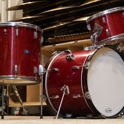 1960's Trixon 'Telstar' outfit in Yellow Sparkle | Reverb