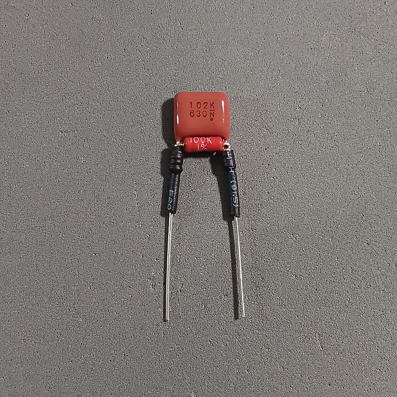 TREBLE BLEED "Duncan Spec DarkArt PP" 1nF Panasonic Poly Film | Reverb