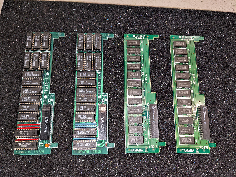 Yamaha TX16W RAM Set (listing is for full set) | Reverb