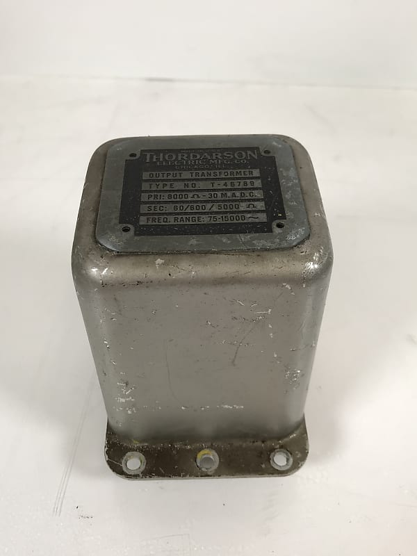 Thordarson Electric Output Transformer T-46789 | Reverb