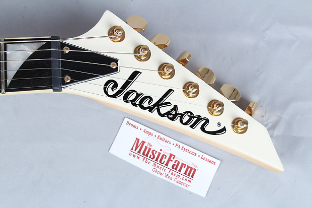 Jackson PRO Randy Rhoads RRT Electric Guitar Gold White | Reverb UK