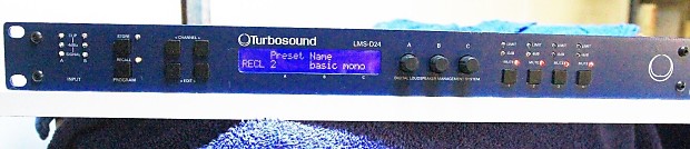 Turbosound LMS-D24 2 Input 4 Output Digital Loudspeaker | Reverb