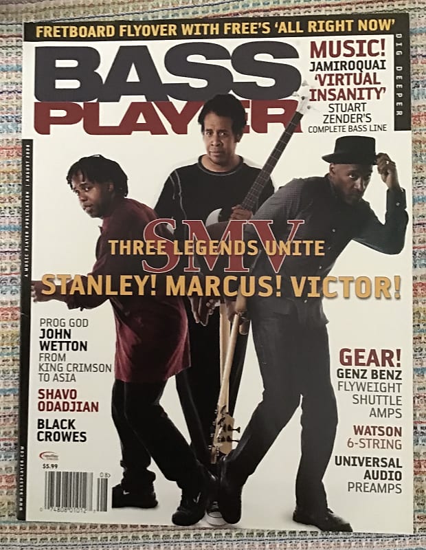 Bass Player Magazine Back Issue August 2008 & January 2007: | Reverb