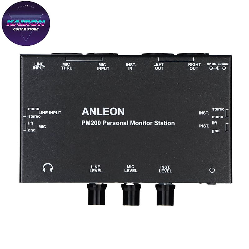 ANLEON PM200 Personal Monitor Station Multi-Channel Mixer | Reverb