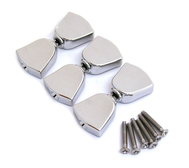 Chrome Keystone Tuning Buttons for Grover Tuners - Allparts # | Reverb