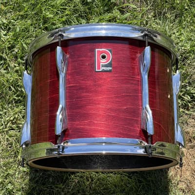 90s Premier XPK 13" Cherry Red Lacquer Rack Tom Drum 10x13 | Reverb