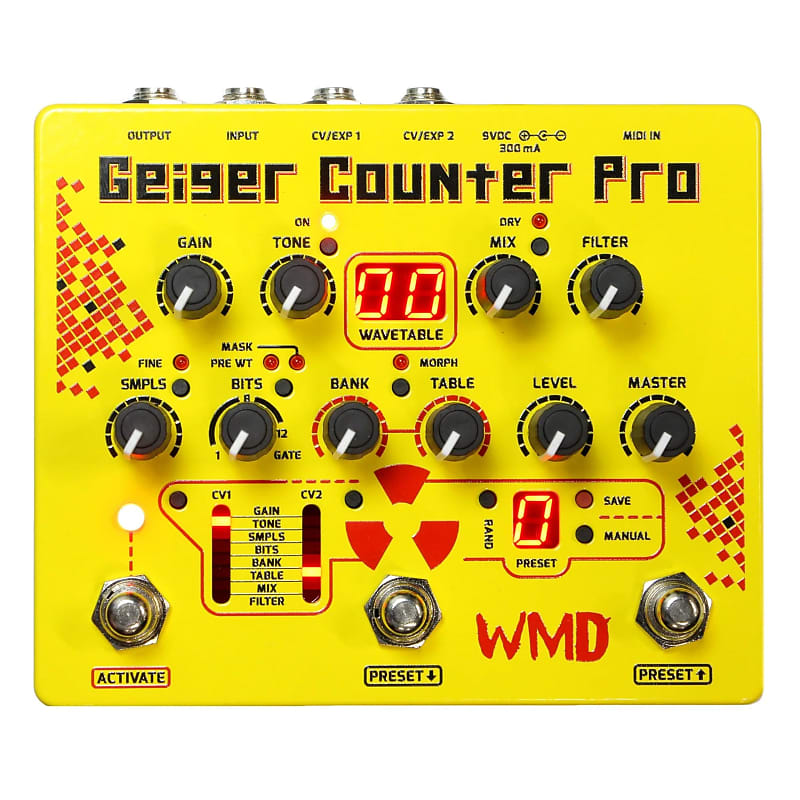 WMD Geiger Counter Pro - Analog Effect for Keyboards | Reverb