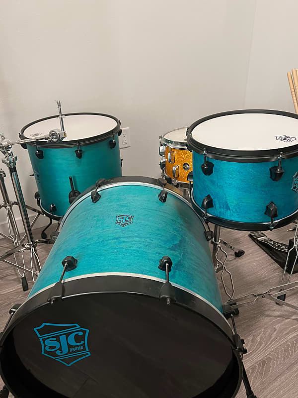 SJC Pathfinder Teal 3 Piece | Reverb