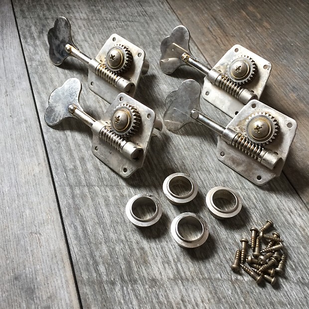 Fender Jazz Bass Vintage Reverse Tuners | Reverb
