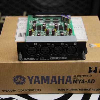 Yamaha MY4-AD - 4 Channel Analog Input Card | Reverb