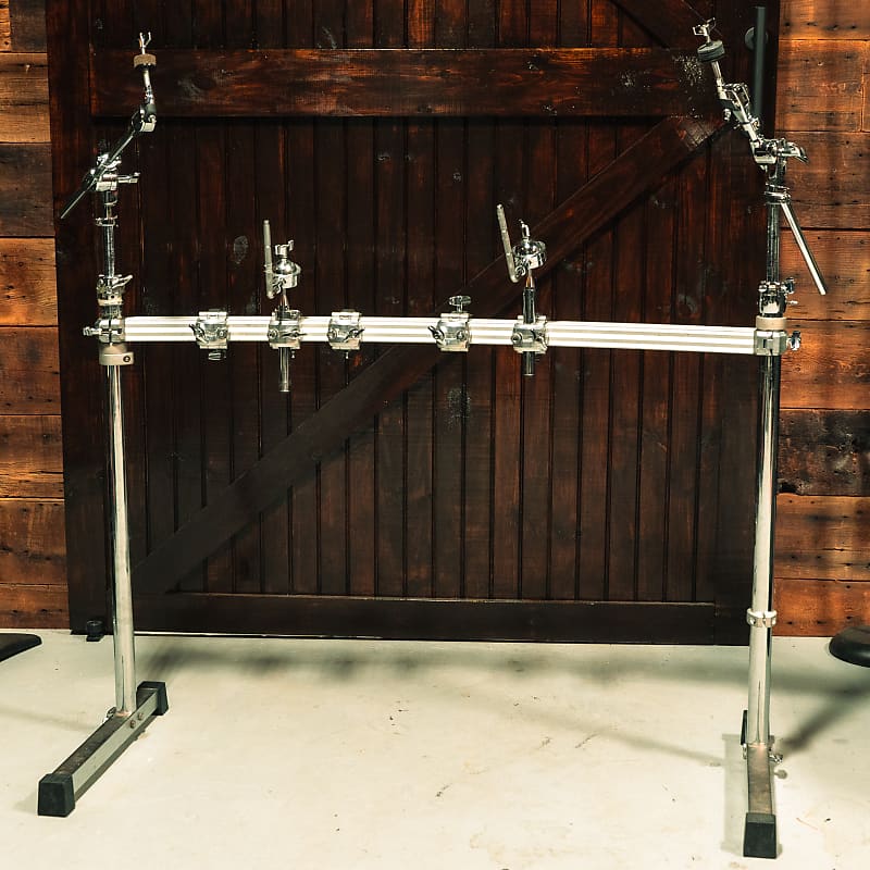 Pearl Curved Drum Rack / Drum Claw System Holds 2 Cymbals + 5 | Reverb