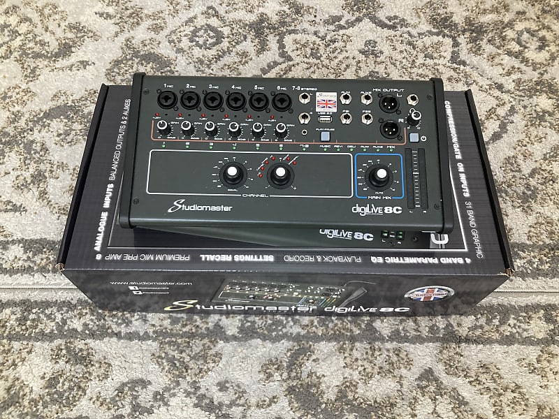 Used Studiomaster Digilive 8C Mixer | Reverb
