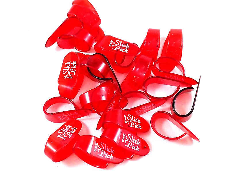Fred Kelly Picks Thumb Slick Picks Poly Medium 24 Pack | Reverb