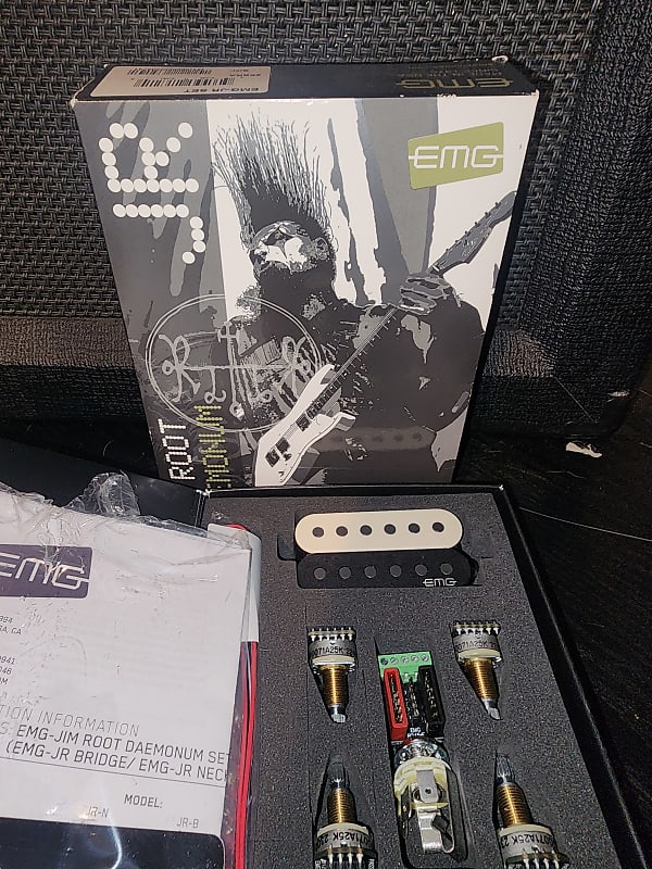 EMG EMG Jim Root JR Daemonum Zebra Humbucker Set Standard | Reverb