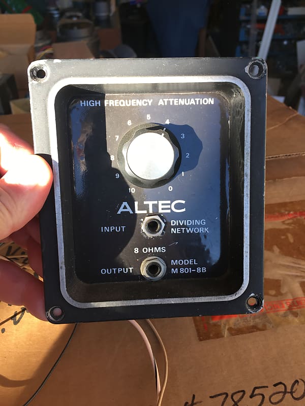 Altec Lansing 801-8B Network - High Frequency Atenuation | Reverb