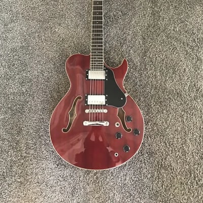 Semi-Hollow Electric (Samick Greg Bennett Royale RL-2 Red) | Reverb