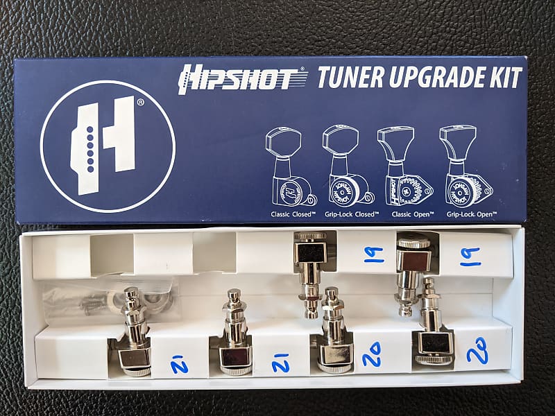 Hipshot Fender Directrofit Drop-In Locking Inline Tuners | Reverb