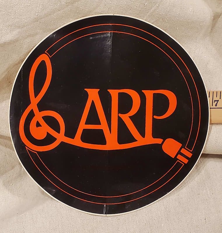 ARP STICKER 1980 Black / Orange | Reverb