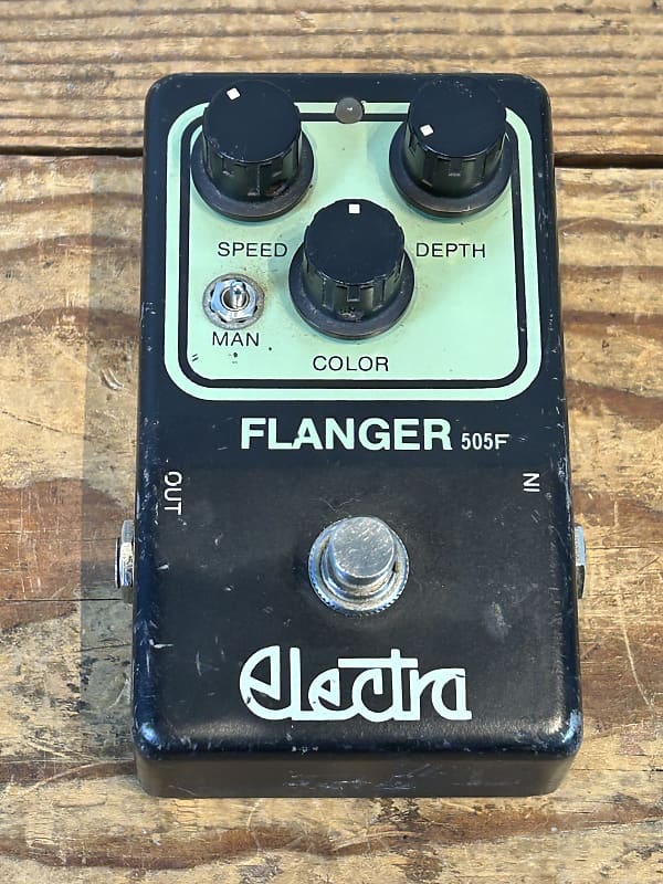 Electra Flanger 505F 1970’s - Black/green | Reverb