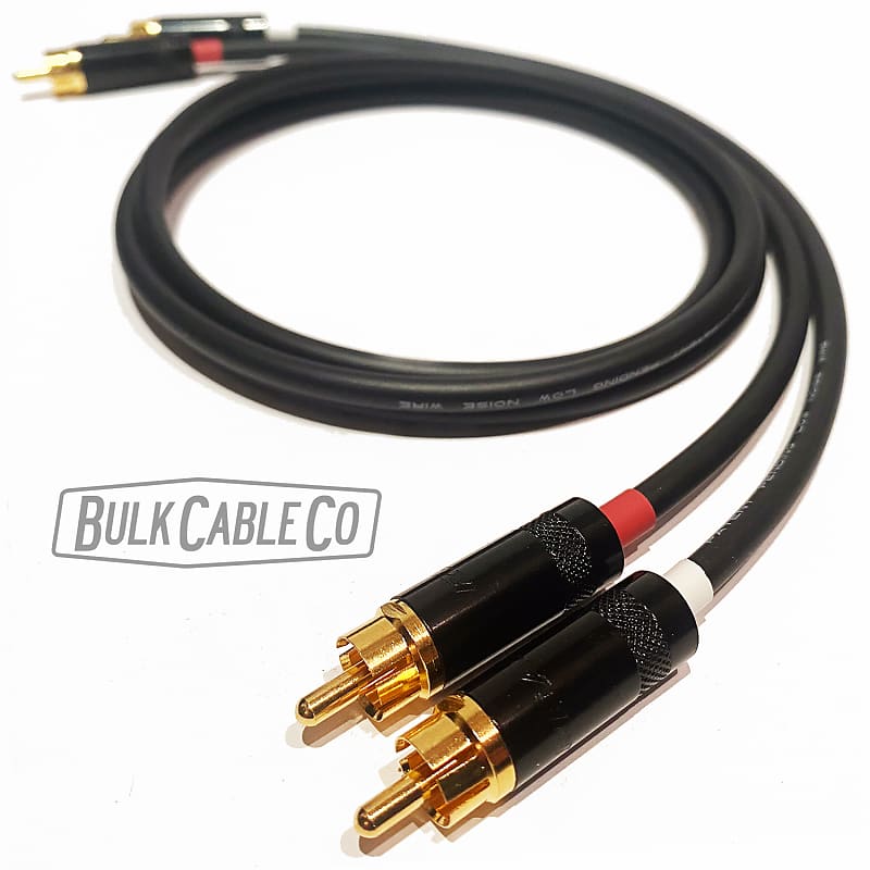 25 FT - Mogami 2319 RCA Cable Set - Neutrik / Rean Phono | Reverb